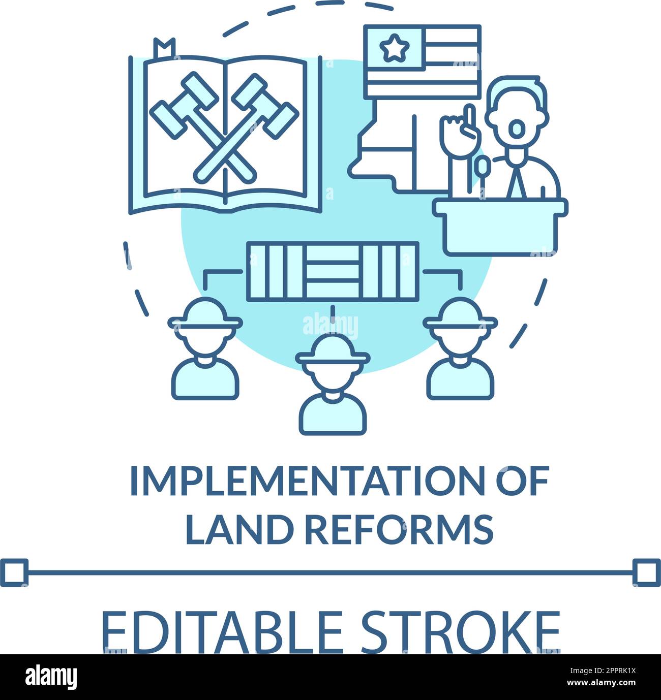 Land reform Stock Vector Images - Alamy
