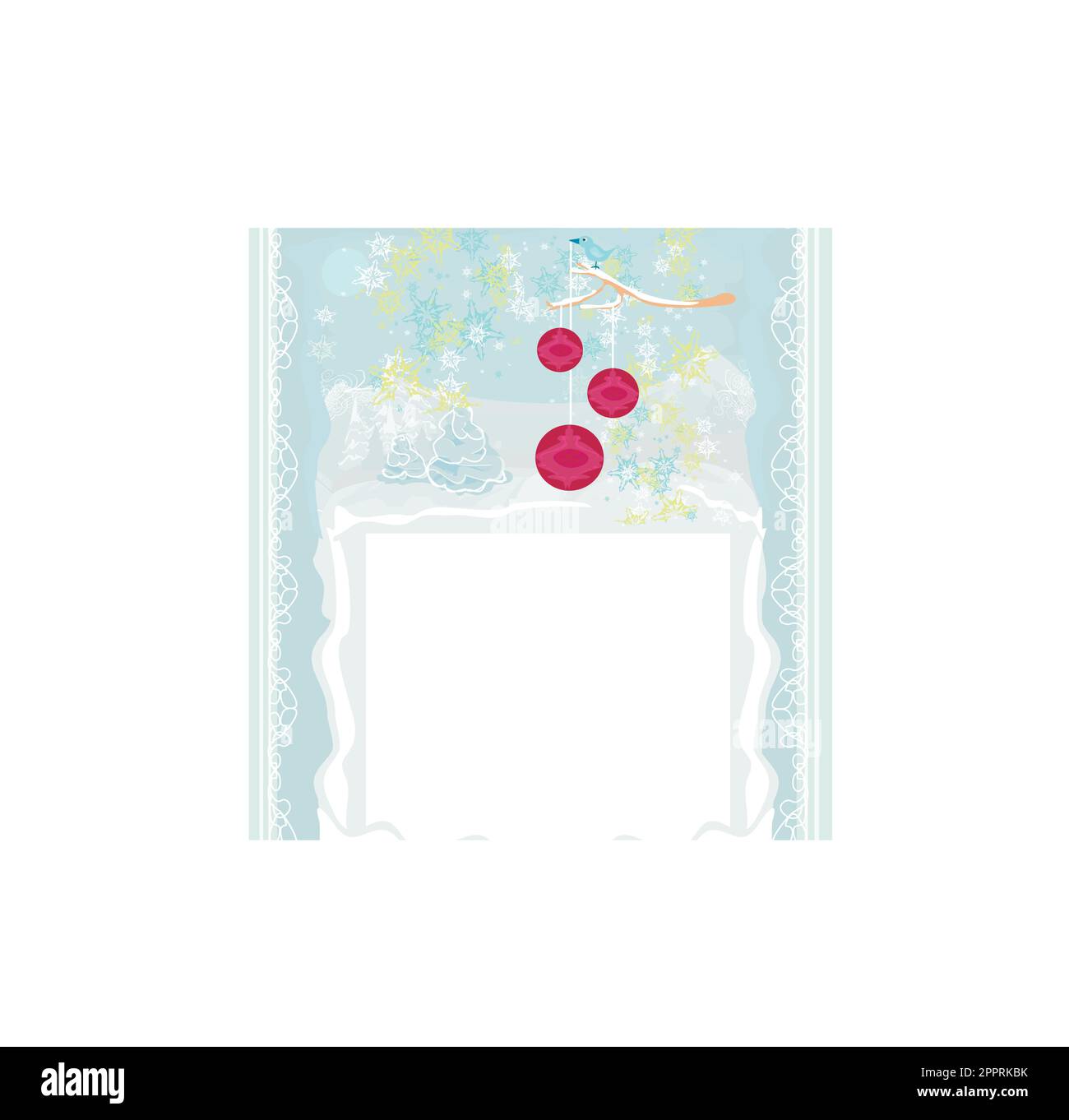 Christmas background decorative house Stock Vector Images - Alamy