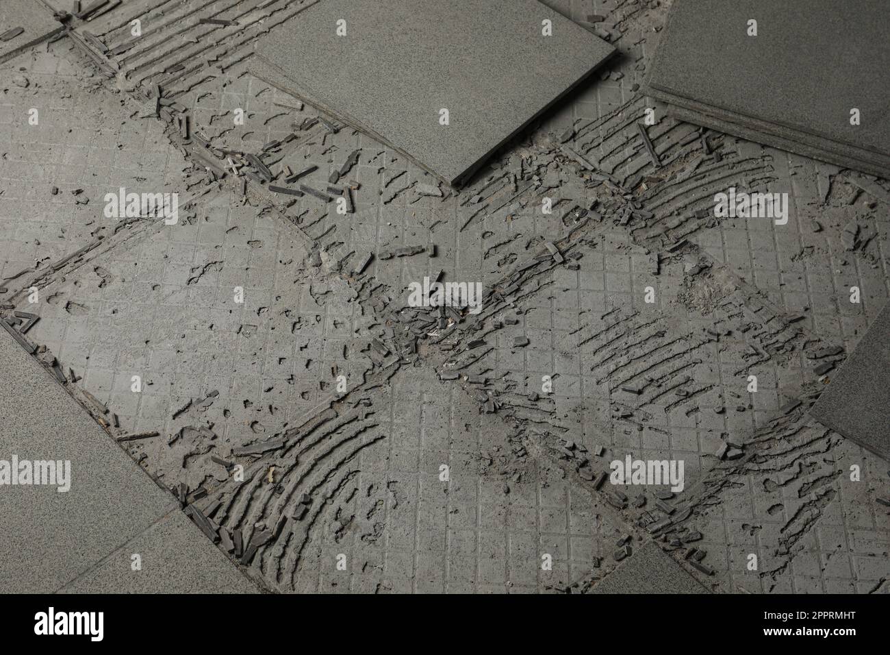 Removing of old ceramic floor tiles indoors Stock Photo - Alamy Removing of old ceramic floor tiles indoors Stock Photo - Alamy