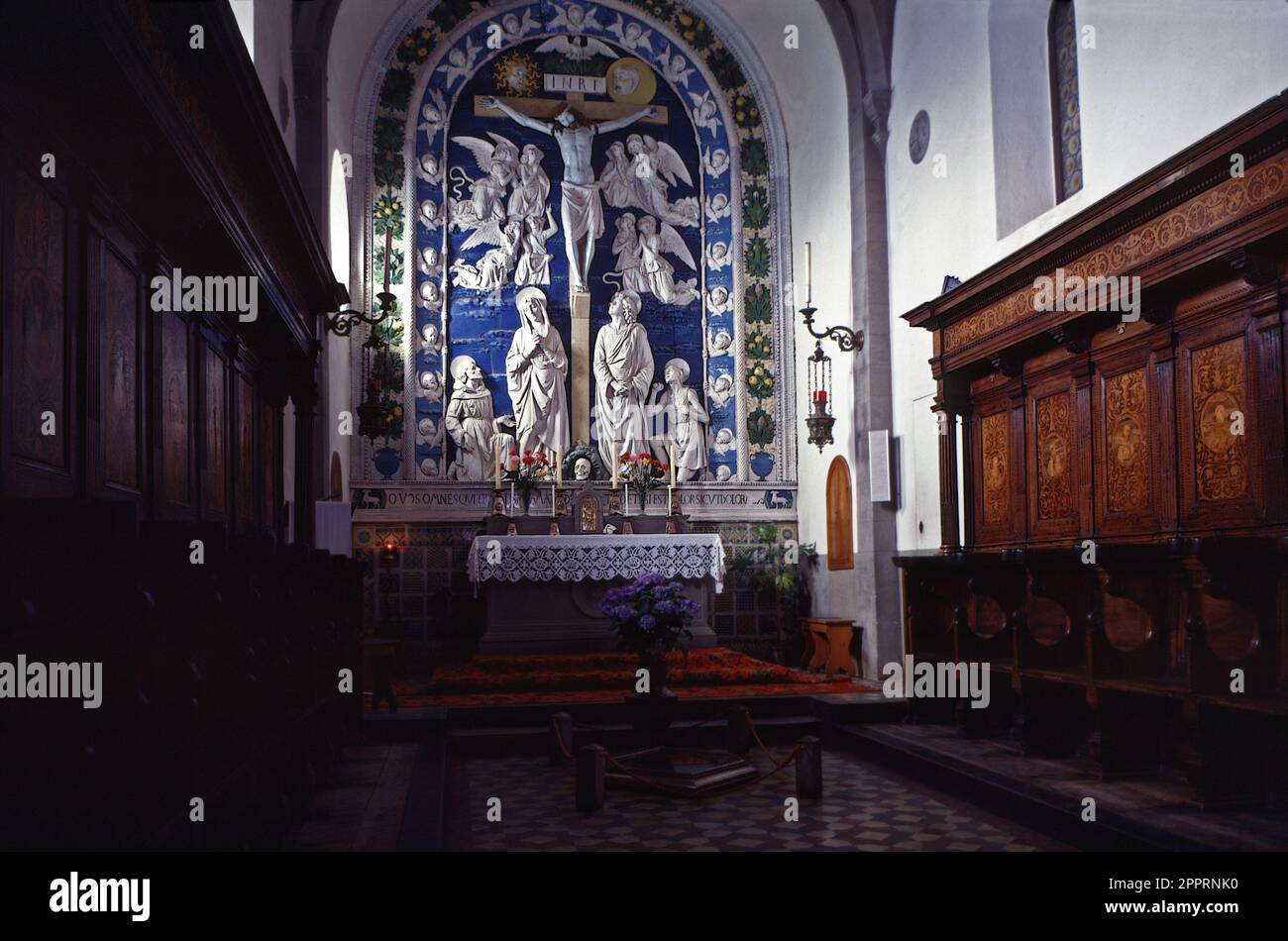 Arezzo.La Verna sanctuary.Stigmata chapel Stock Photo - Alamy