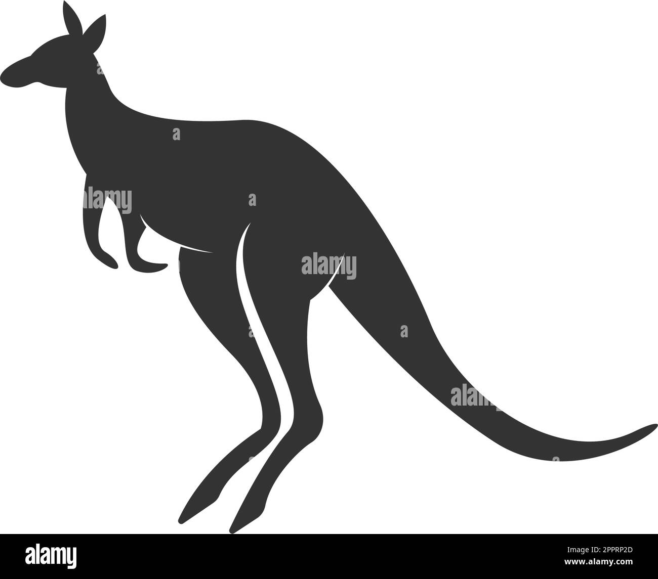 Kangaroo icon logo design illustration template Stock Vector Image ...