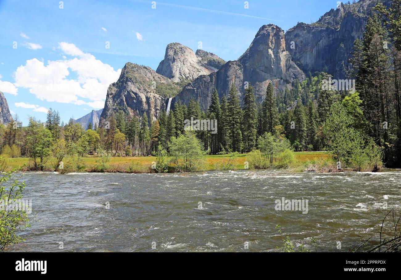 Merced River - Yosemite National Park, California Stock Photo - Alamy