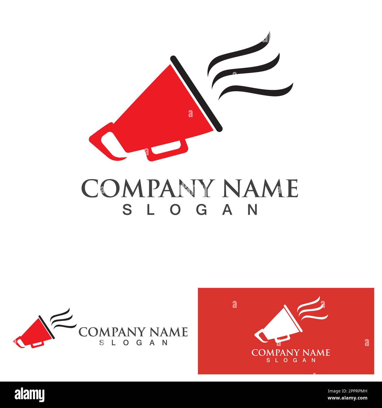 Megaphone logo and Symbol vector Stock Vector Image & Art - Alamy