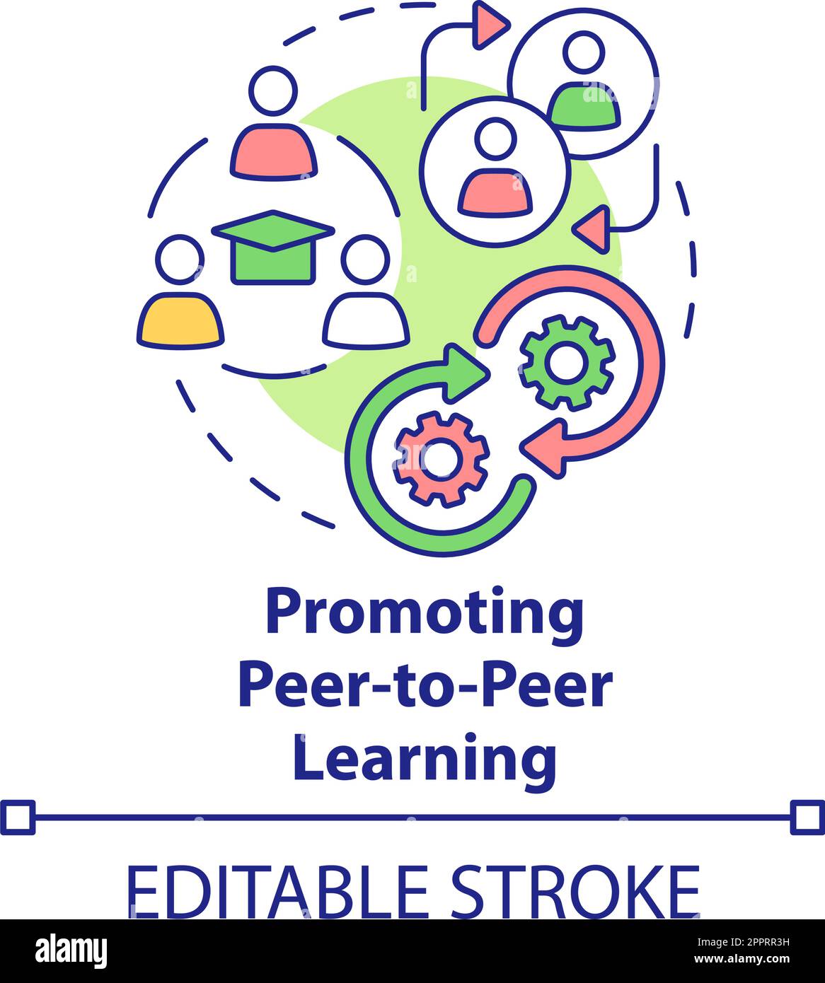 Peer round Stock Vector Images - Alamy