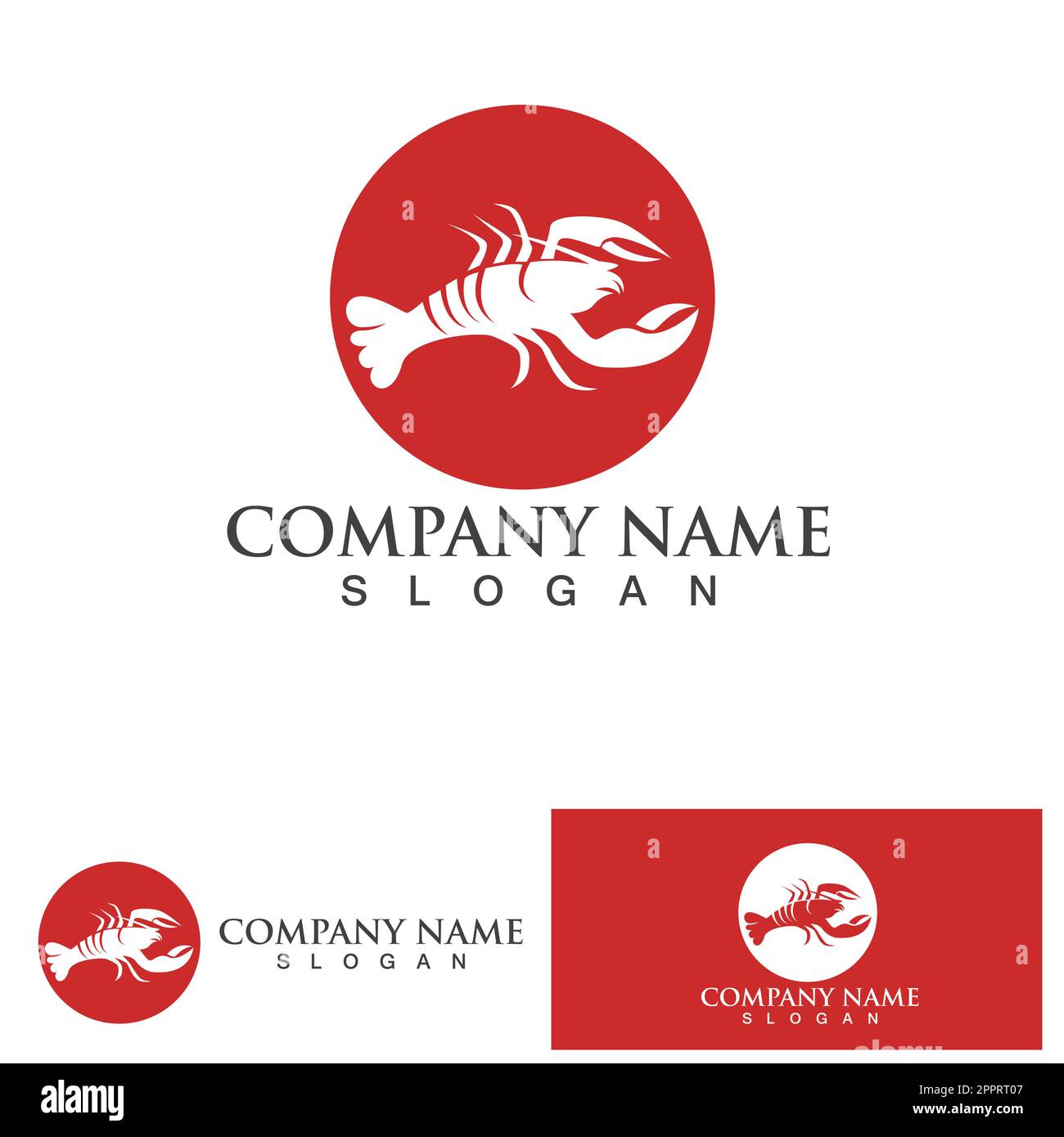 Abstract prawn silhouette Stock Vector Images - Alamy