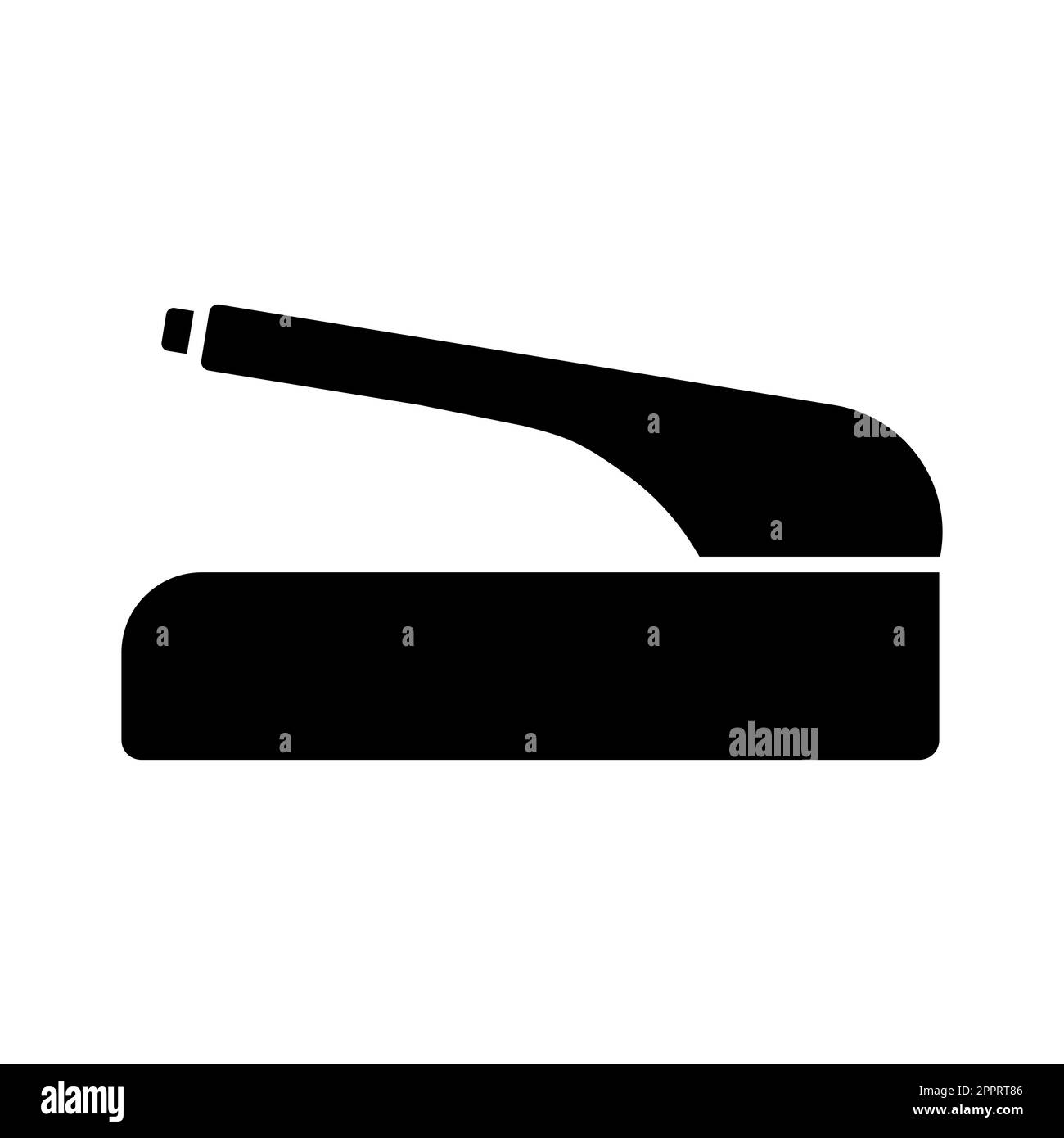 Handbrake black vector icon on white background Stock Vector Image ...