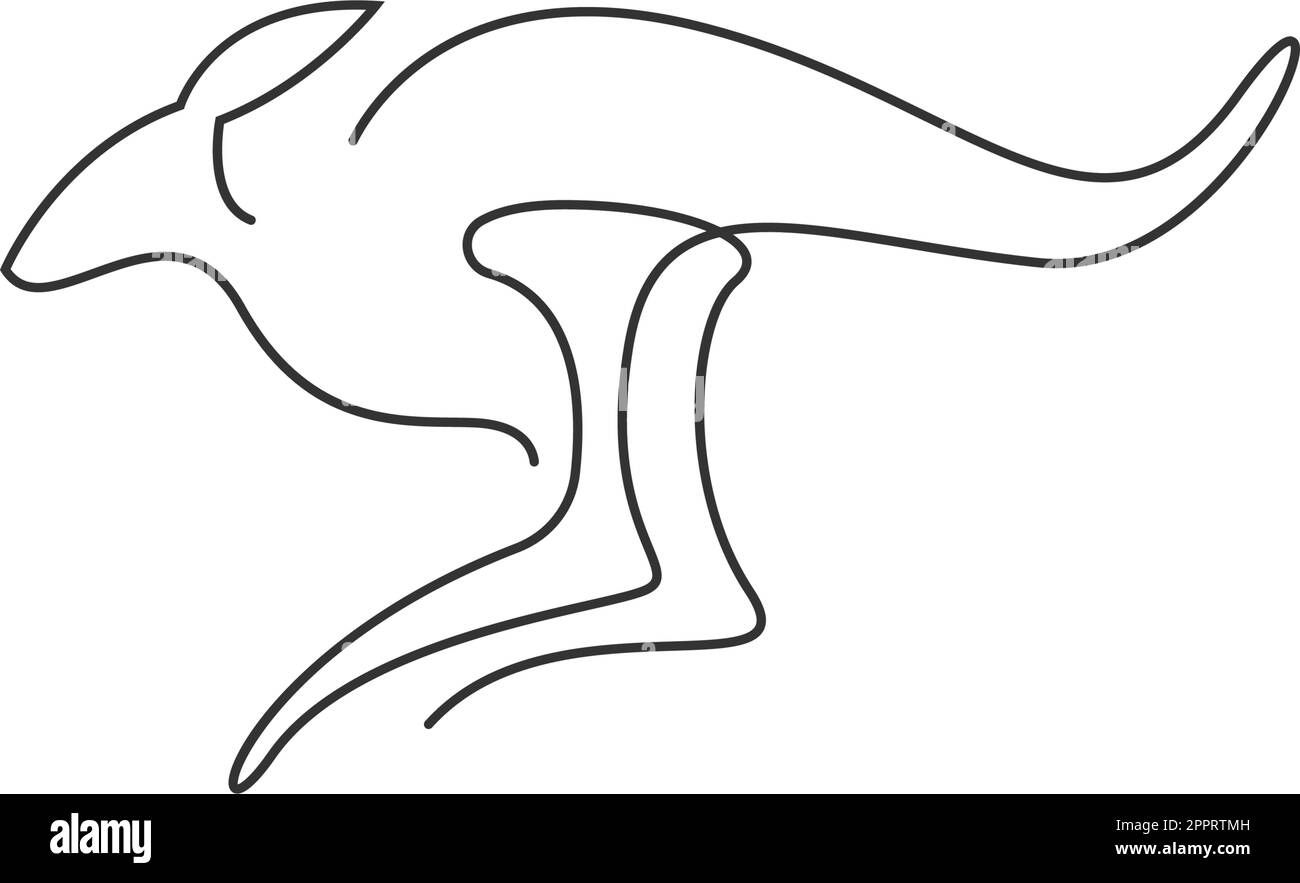 Kangaroo icon logo design illustration template Stock Vector Image ...