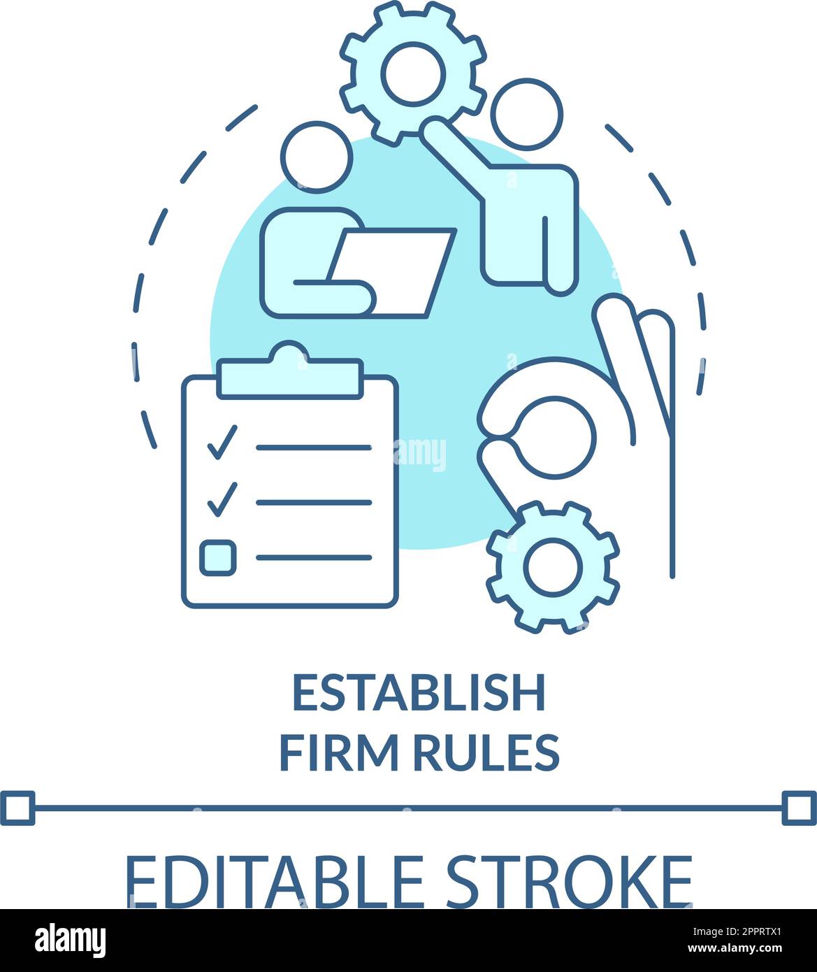 Workplace rules Stock Vector Images - Alamy