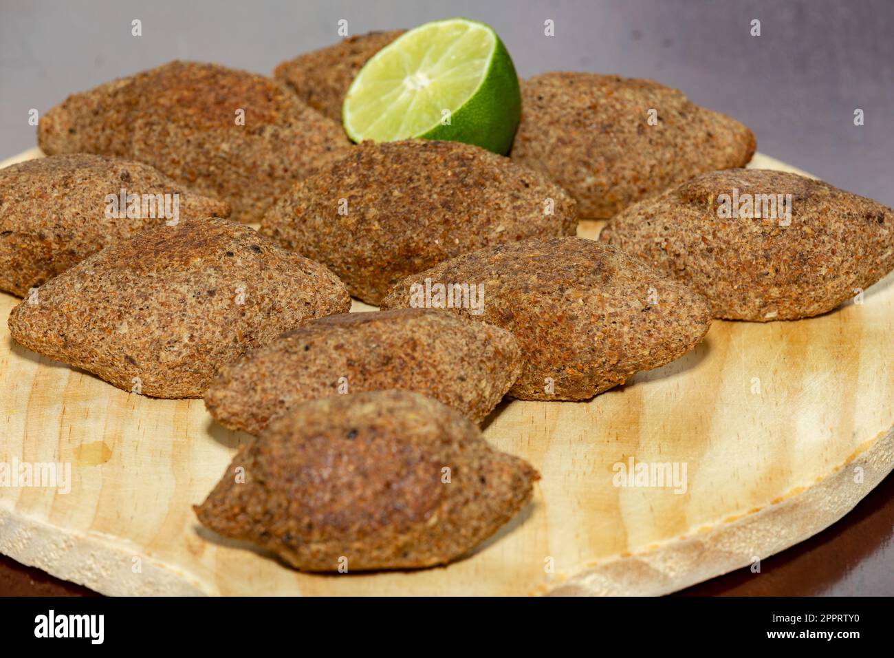 Traditional Syrian Lebanese stuffed kibbeh Stock Photo - Alamy