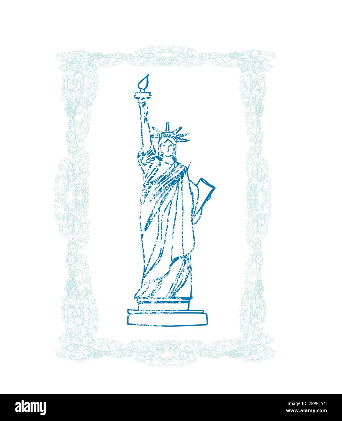 Manhattan illustration Cut Out Stock Images & Pictures - Alamy