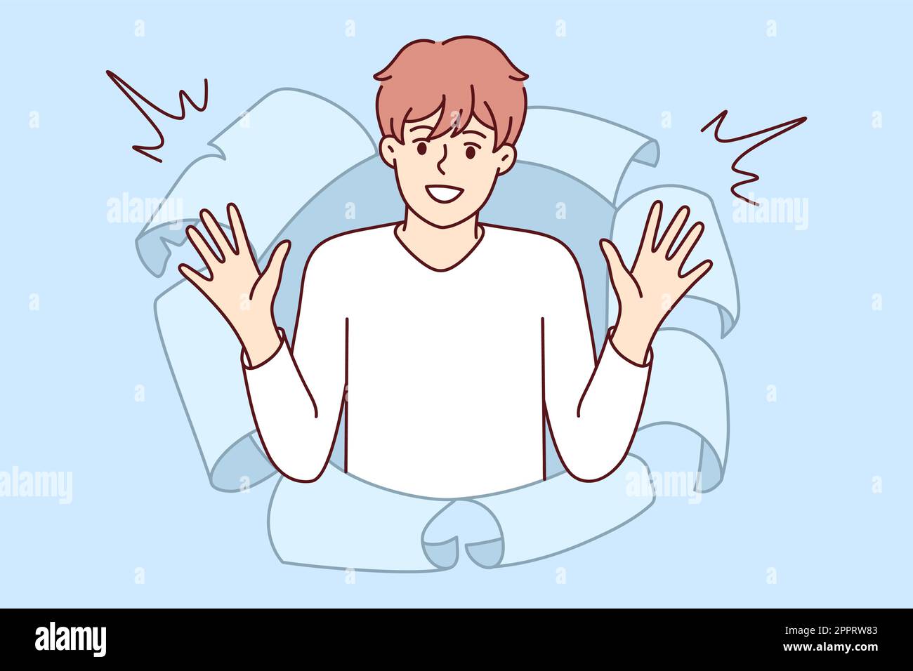 People from hole vector person man hi-res stock photography and images ...