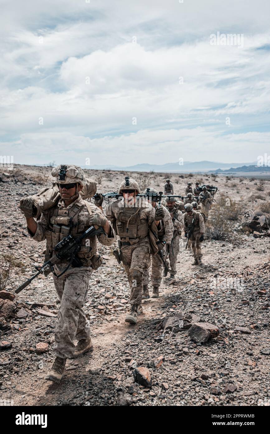 U.S. Marines with Golf Company, 2nd Battalion, 2nd Marine Regiment, 2nd ...