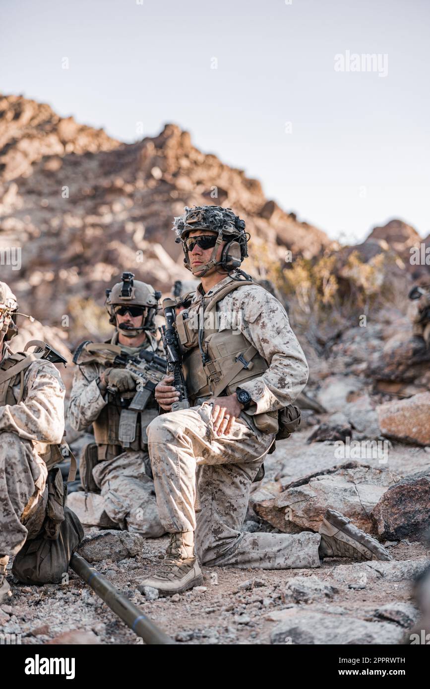 U.S. Marines with Echo Company, 2nd Battalion, 2nd Marine Regiment, 2nd ...