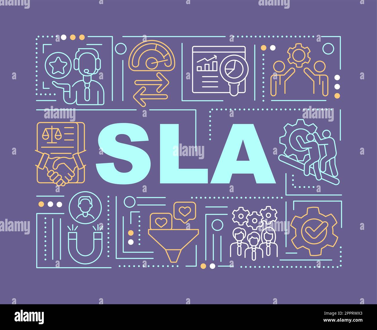 Sla marketing logo hi-res stock photography and images - Alamy