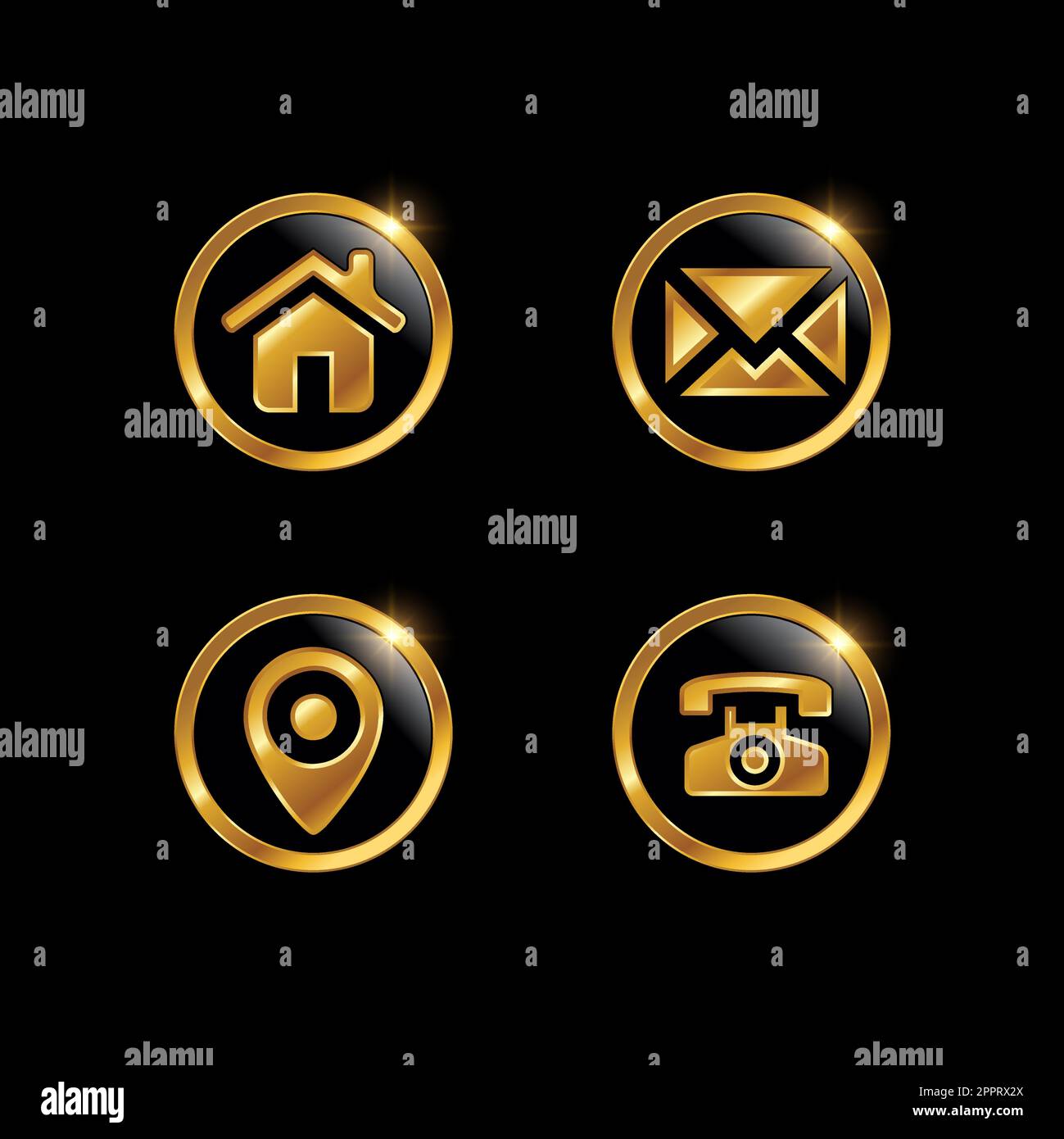 Envelope phone icon call center Stock Vector Images - Alamy