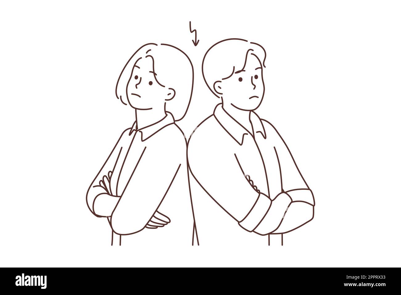 Ignore trouble Stock Vector Images - Alamy