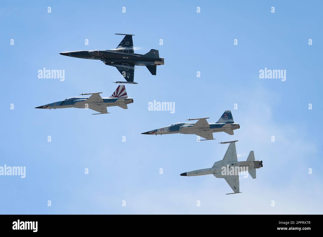 230415-N-IW125-1305 KEY WEST, Fla. (April 15, 2023) U.S. Navy F-5N IIs ...