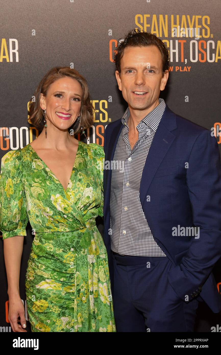 New York, USA. 24th Apr, 2023. Keely Hutton and Paul Alexander Nolan ...