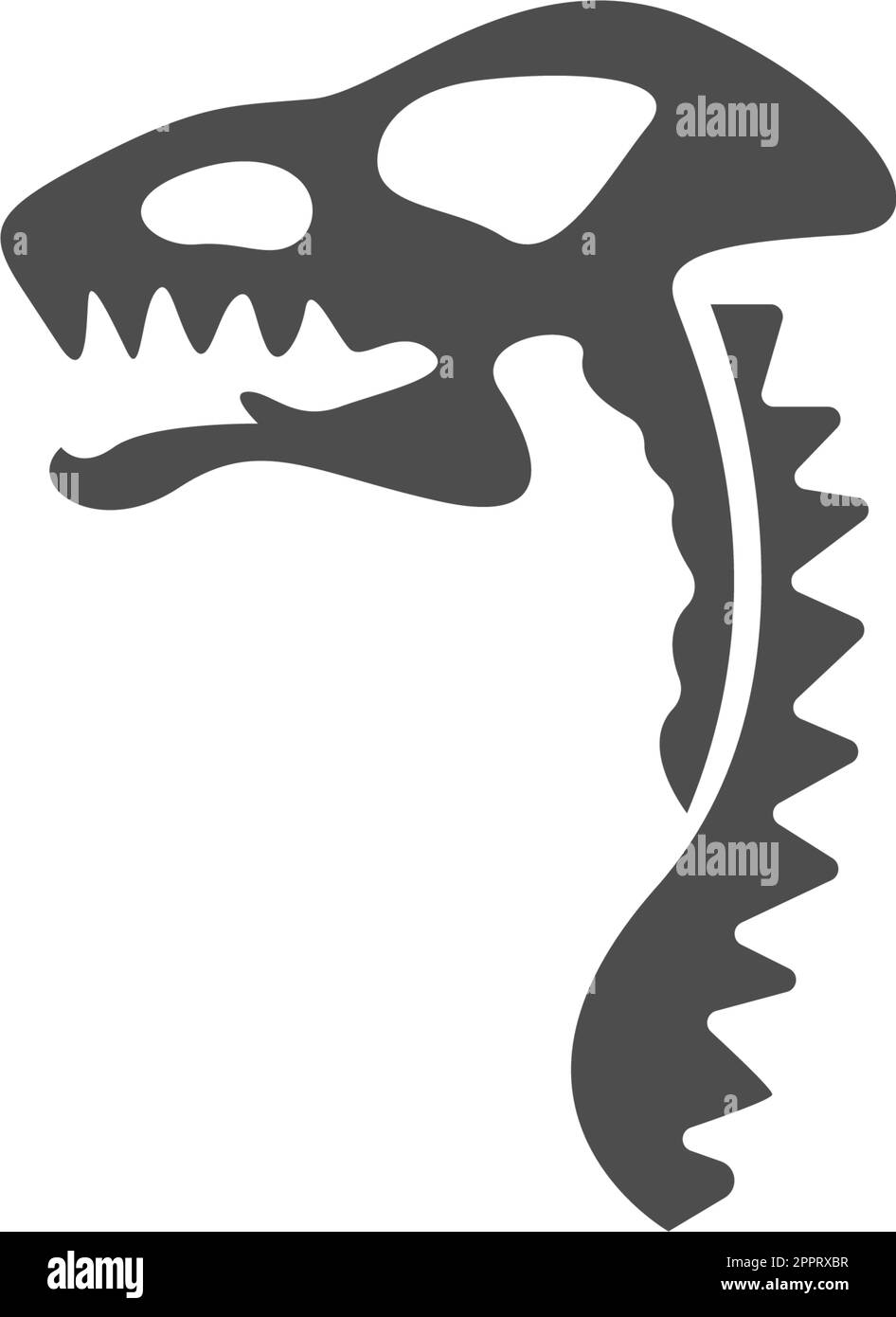 Dinosaur fossil icon design illustration Stock Vector Image & Art - Alamy