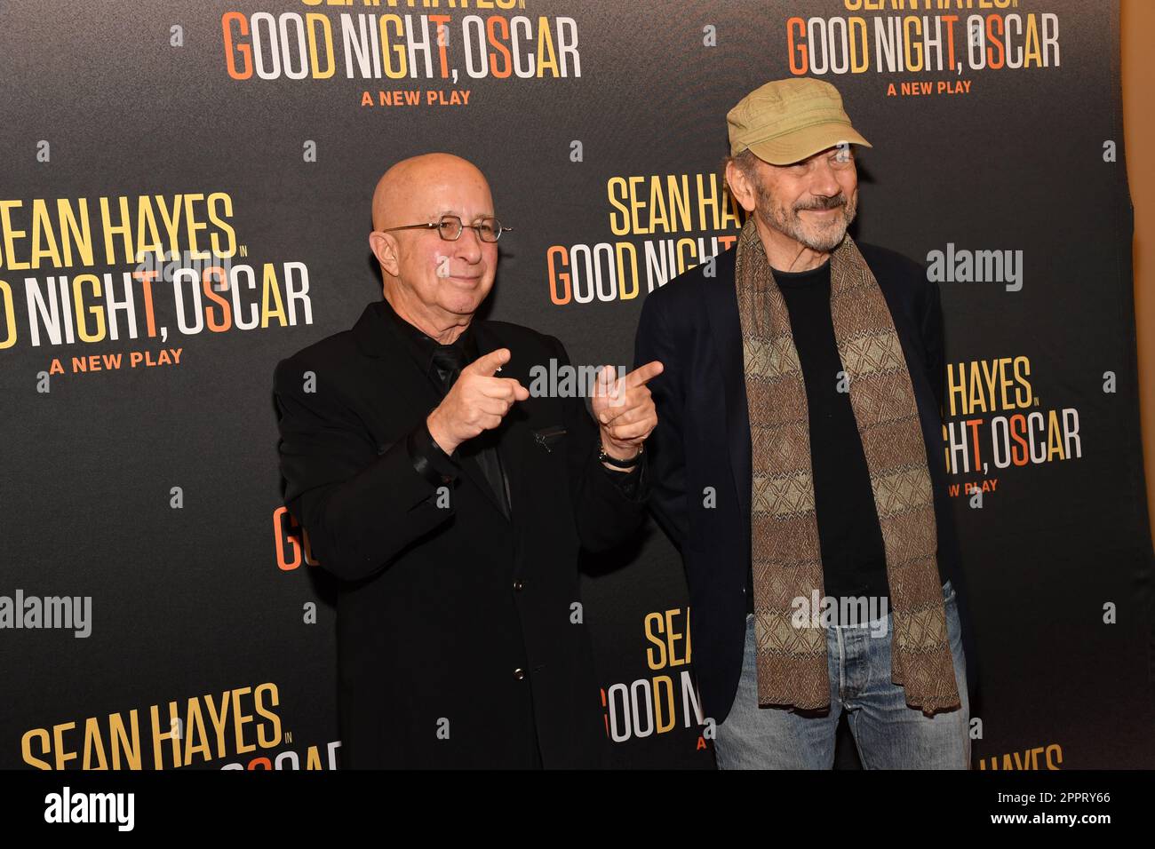 New York, USA. 24th Apr, 2023. Paul Shaffer and Russ Titelman attend ...