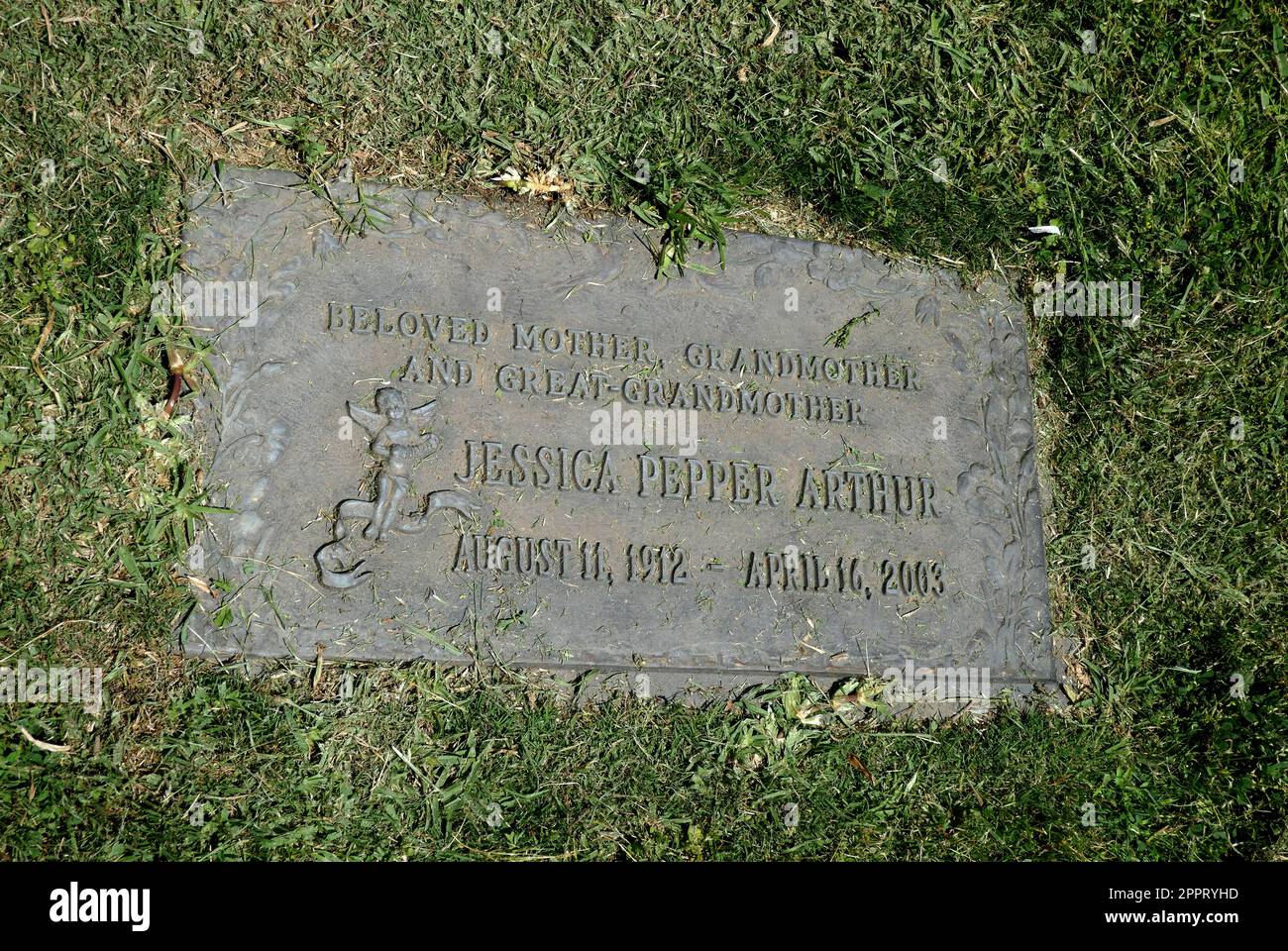 Los Angeles, California, USA 20th April 2023 Actress Jessica Pepper Grave and Art Arthur Grave ...