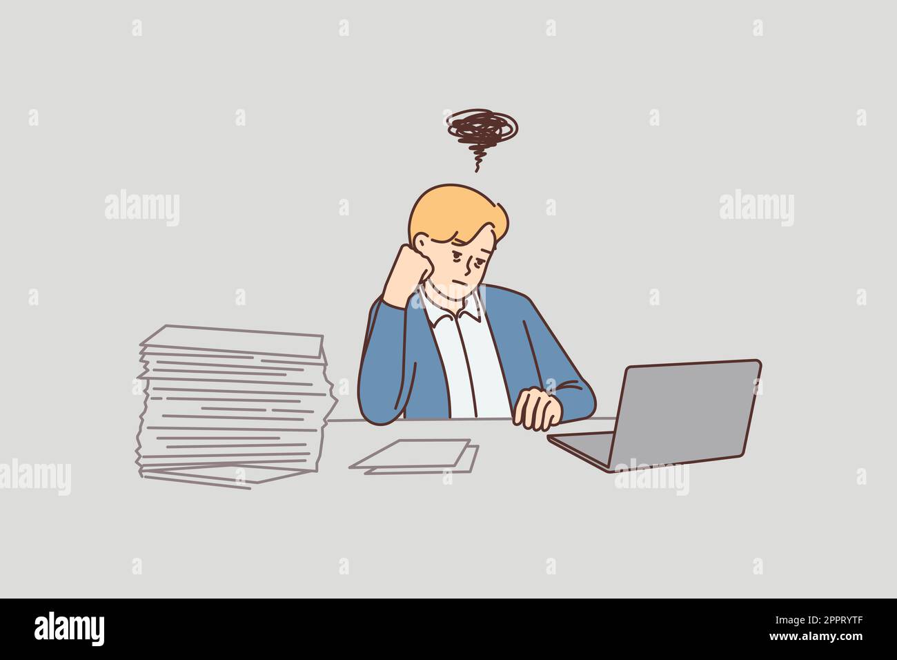 Person computer stack data Stock Vector Images - Alamy
