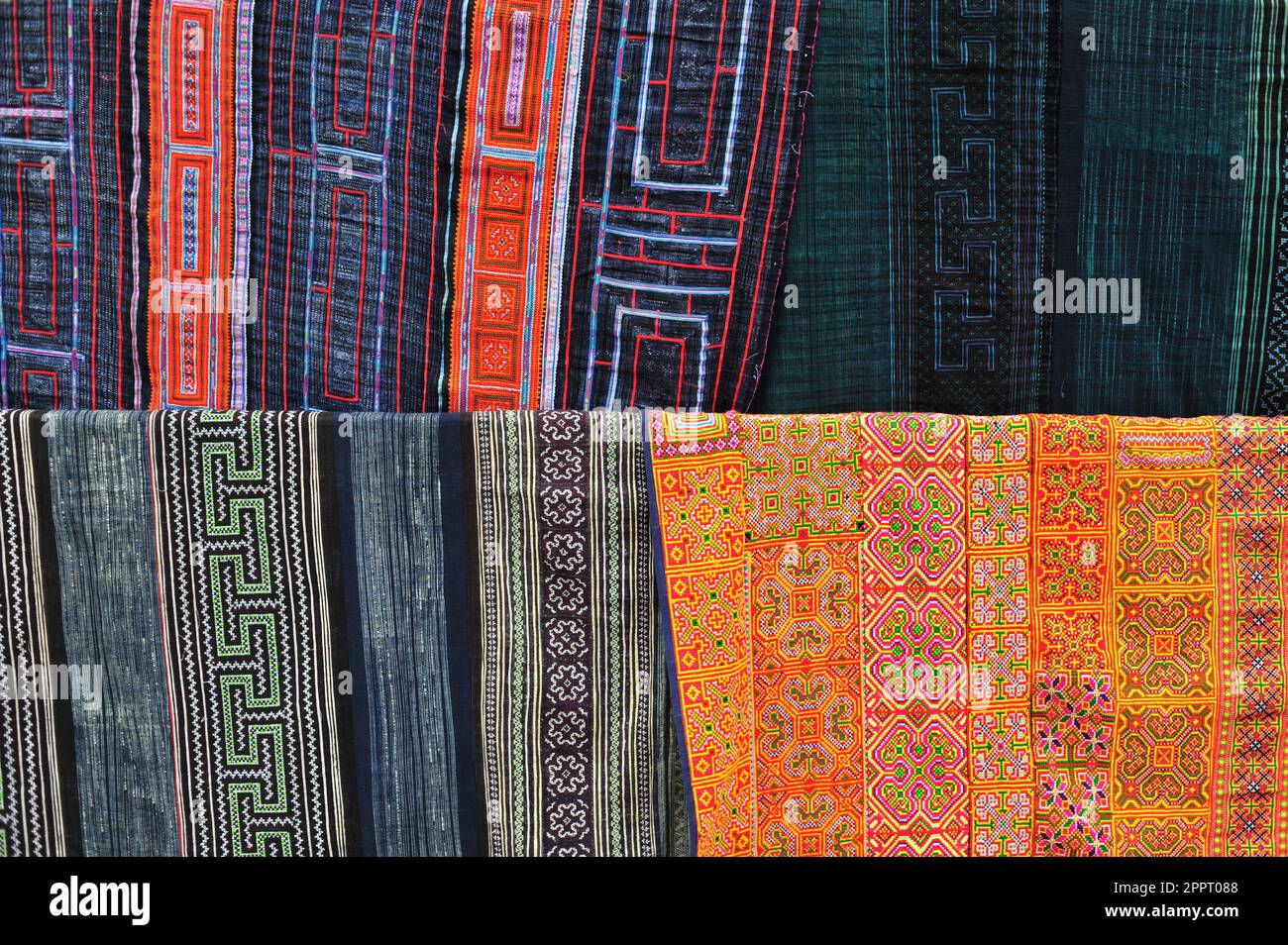 Vietnam traditional textile pattern hi-res stock photography and images ...