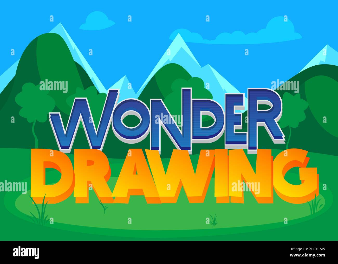 Children drawing style hi-res stock photography and images - Alamy