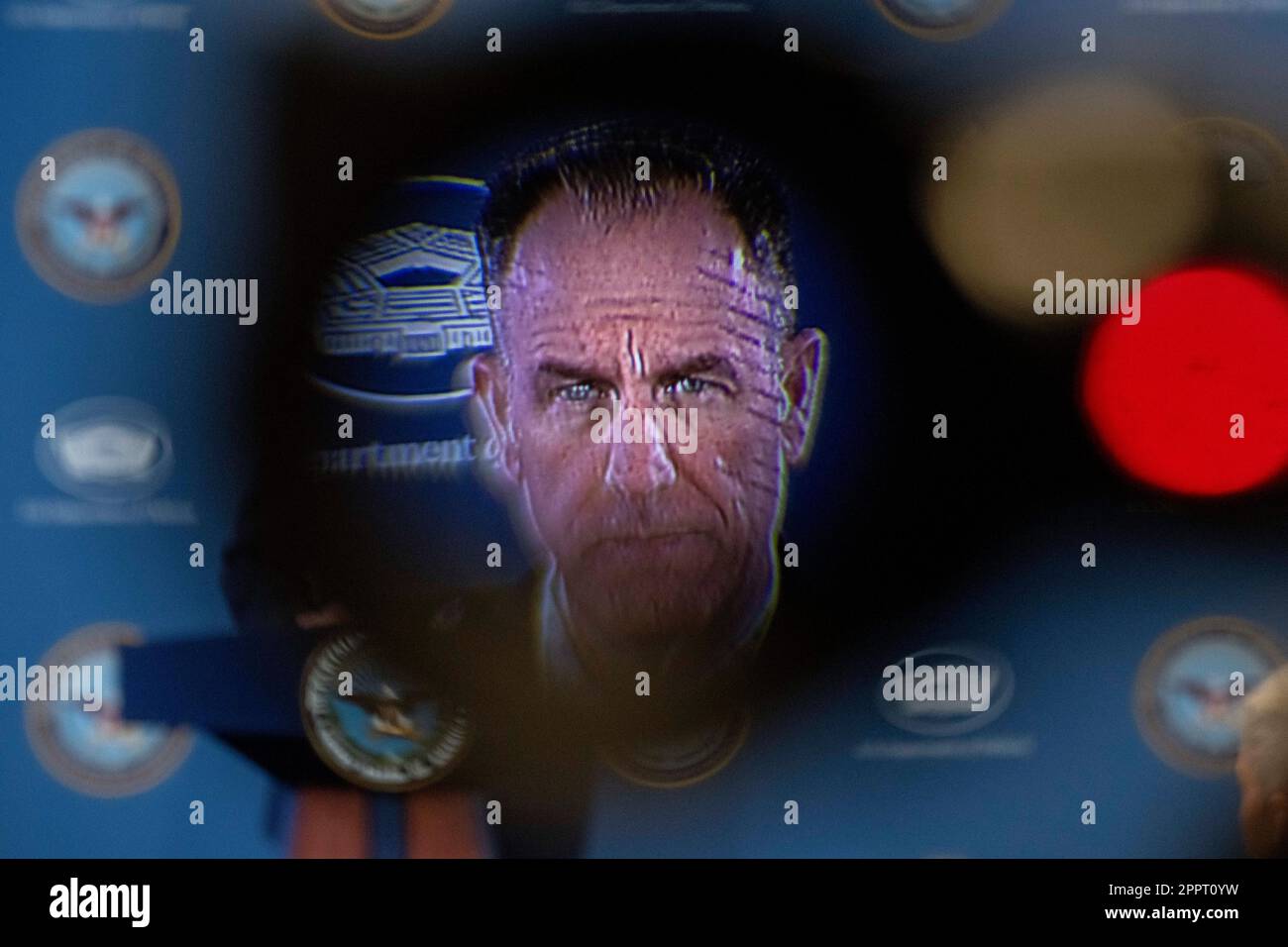 Pentagon spokesman U.S. Air Force Brig. Gen. Patrick Ryder, as seen on ...