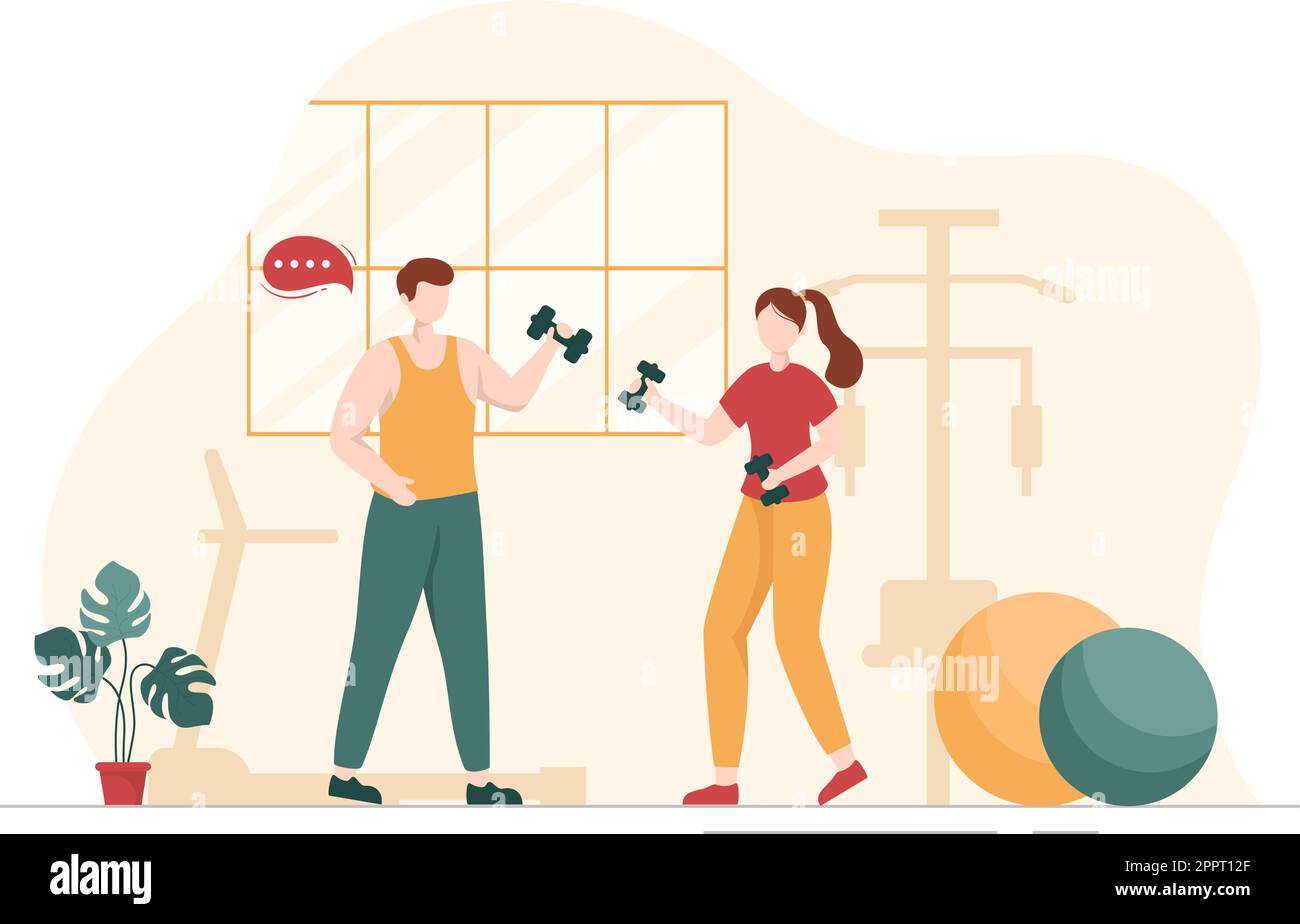 Helping with stretching Stock Vector Images - Alamy