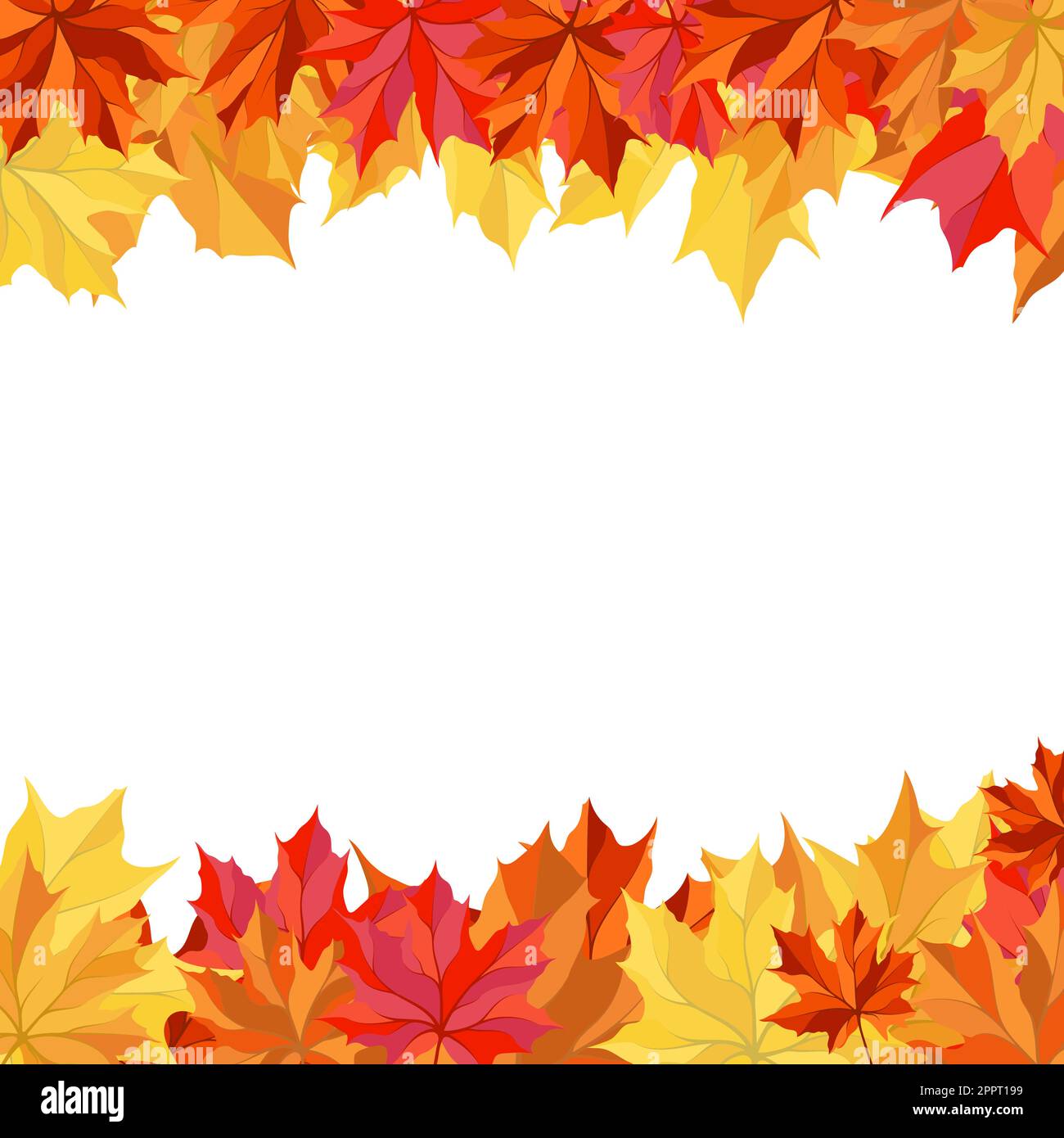 Autumn Maple Frame Stock Vector Image & Art - Alamy
