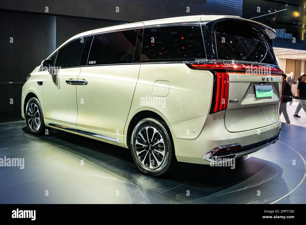 Wey Gao Shan MPV PHEV on display at the 2023 Shanghai Auto Show Stock Photo - Alamy