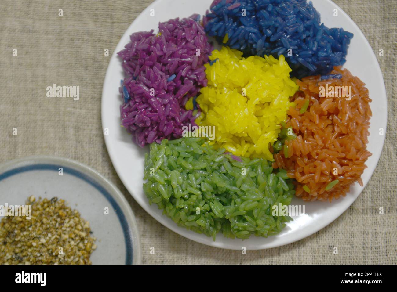 5-color sticky rice in Northwest Vietnam, Asia Stock Photo - Alamy