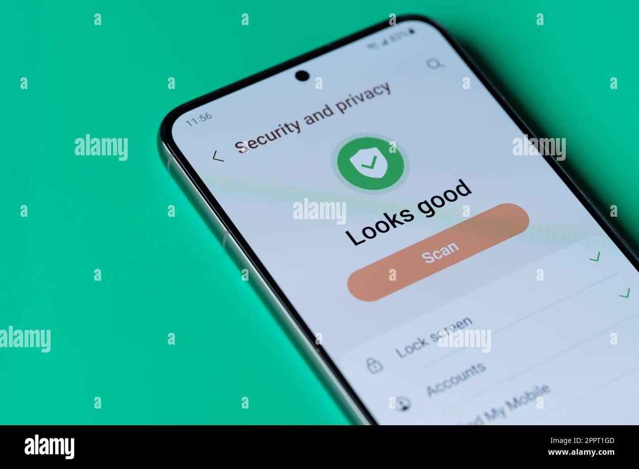 New york, USA - April 20, 2023: Security and privacy settings on ...