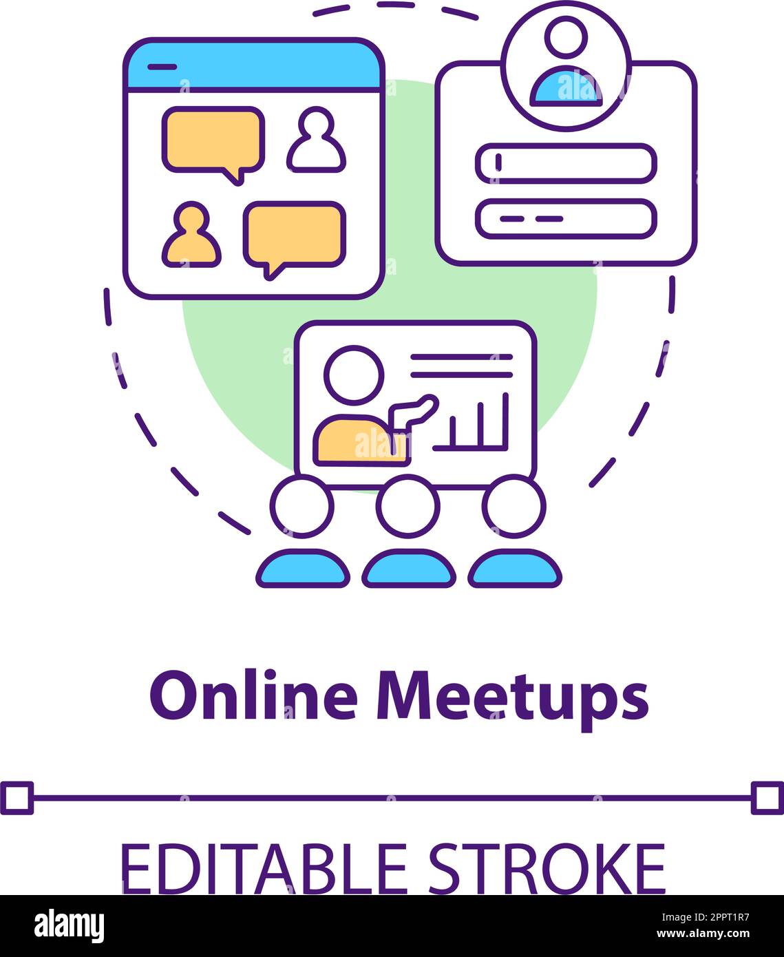 Meetup symbol hi-res stock photography and images - Alamy