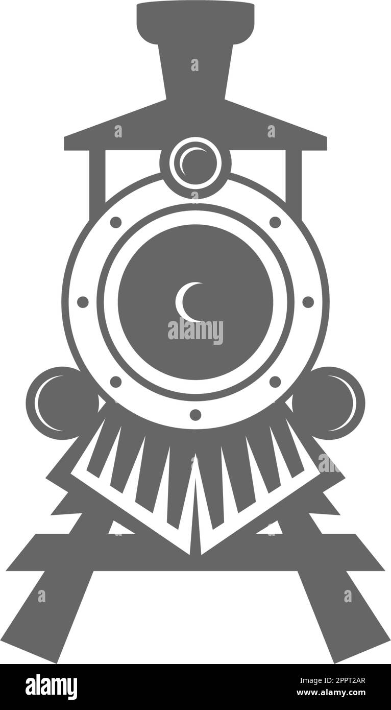 Locomotive logo icon design illustration Stock Vector Image & Art - Alamy