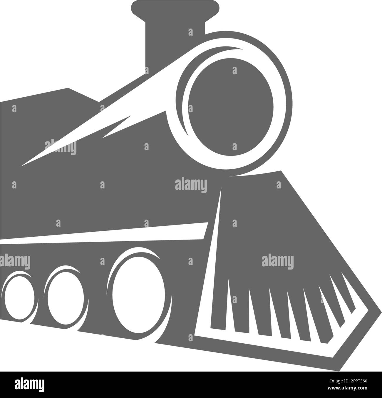 Locomotive logo icon design illustration Stock Vector Image & Art - Alamy