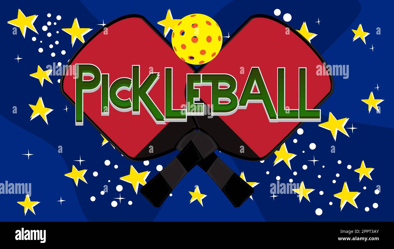 Pickleball match Stock Vector Images - Alamy
