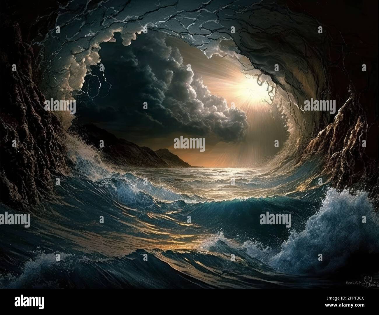 Genesis. In the beginning, God created the heavens and the earth Stock ...