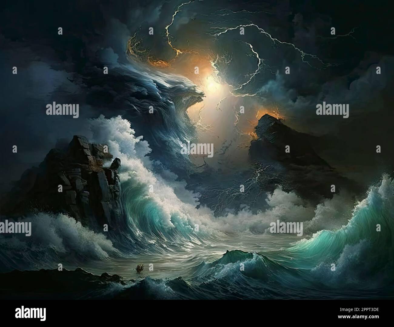 Genesis. In the beginning, God created the heavens and the earth Stock ...