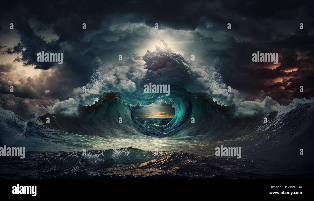 Genesis. In the beginning, God created the heavens and the earth Stock ...