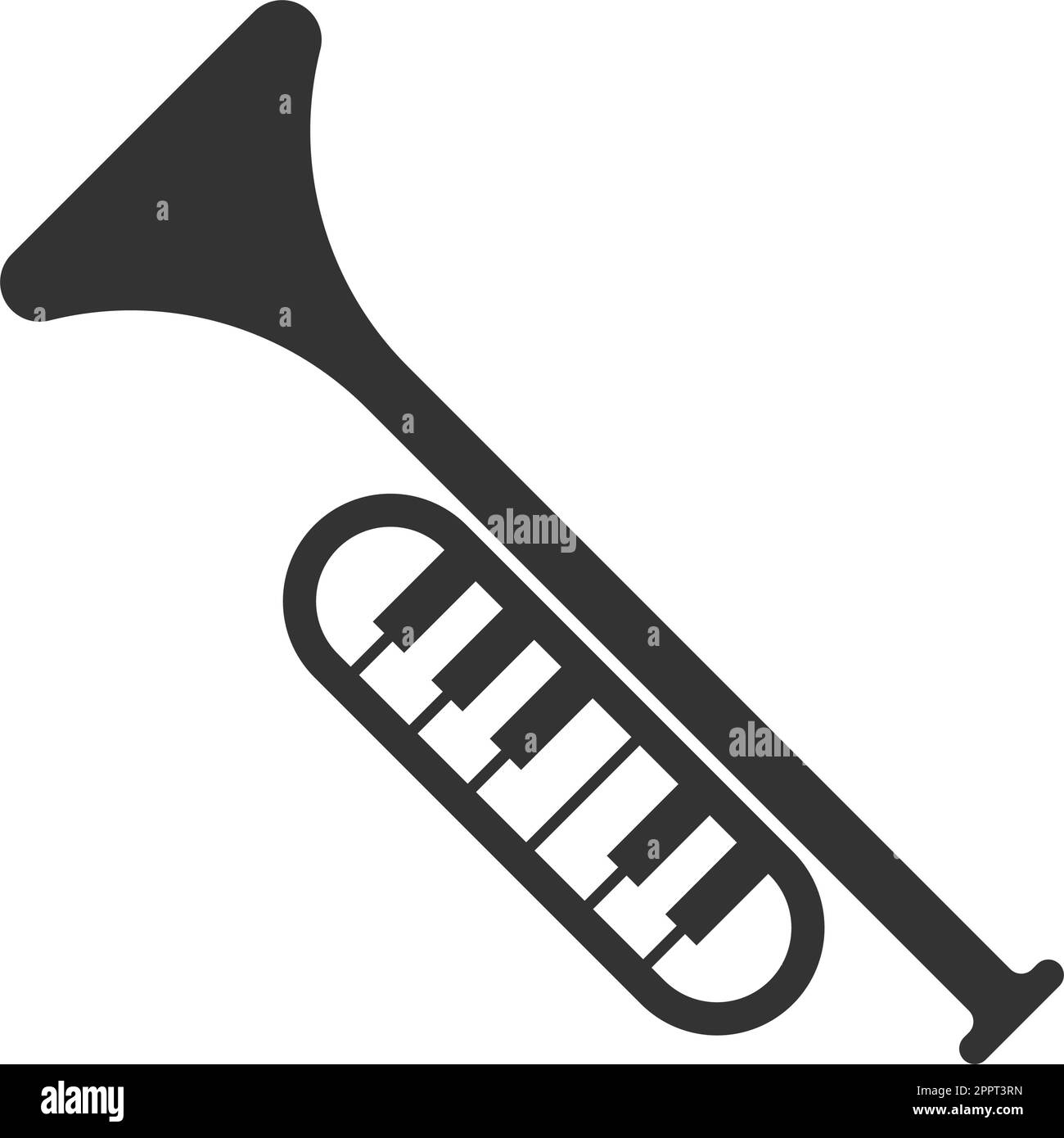 Trumpet logo icon design Stock Vector Image & Art - Alamy