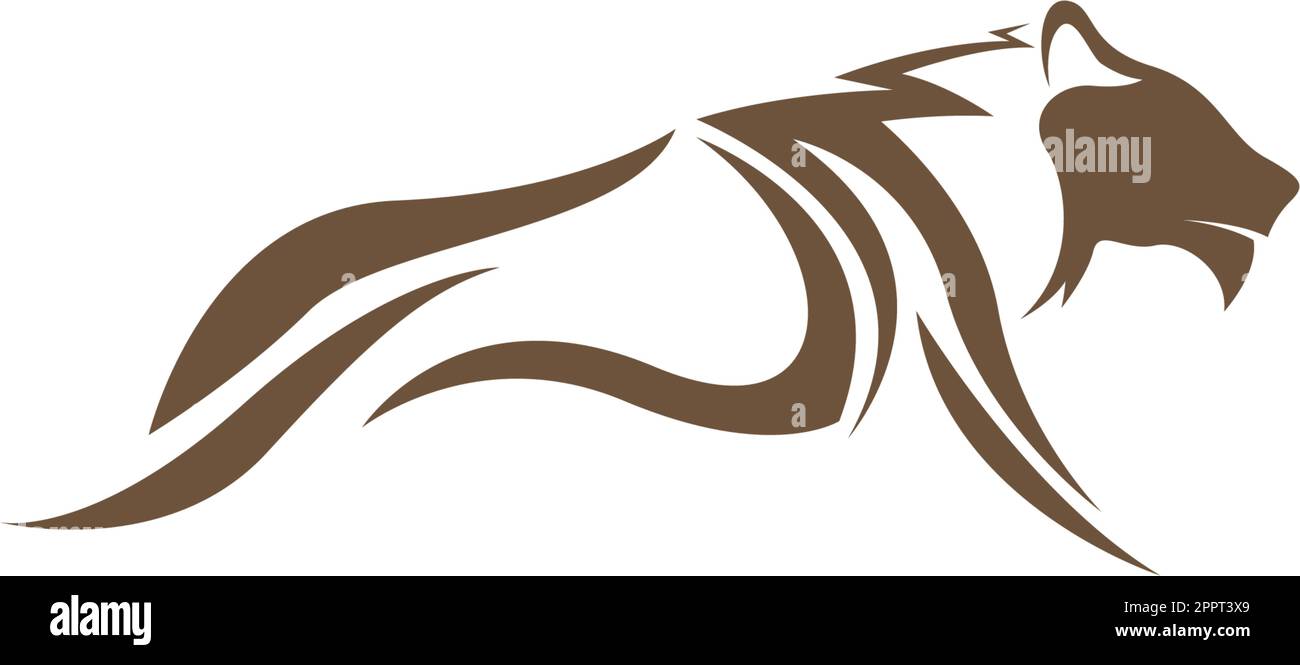 Lion icon logo design illustration Stock Vector Image & Art - Alamy