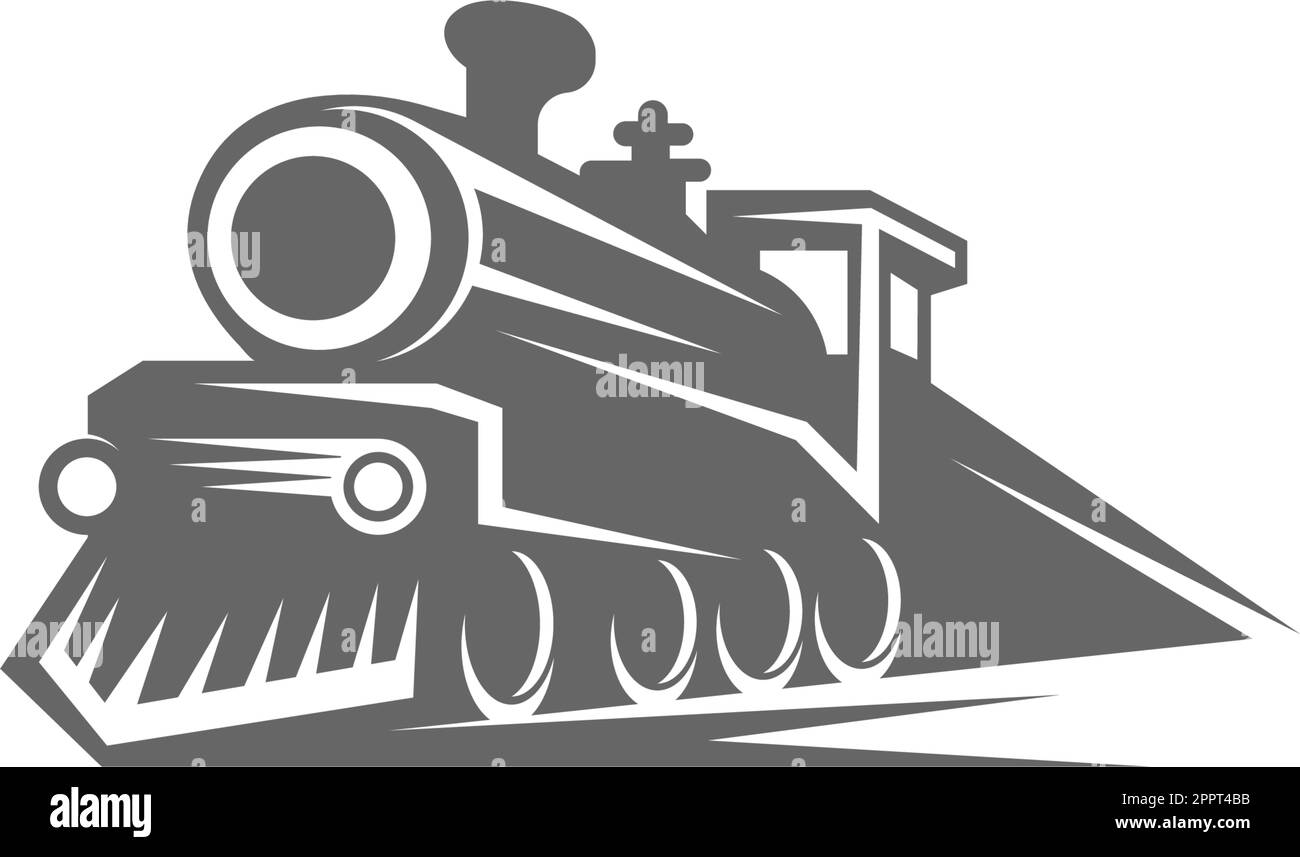 Locomotive logo icon design illustration Stock Vector Image & Art - Alamy