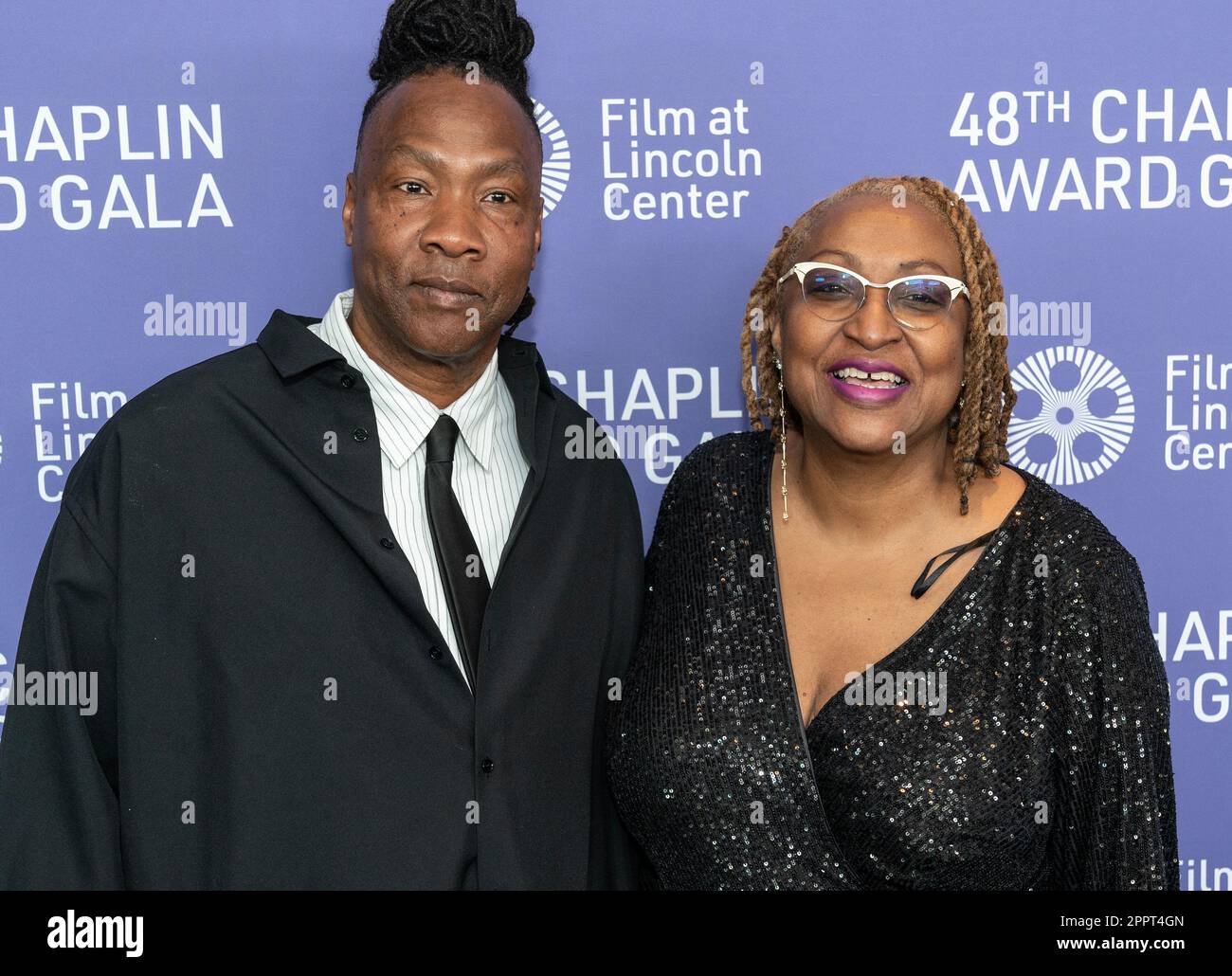 New York, USA. 24th Apr, 2023. Roger Ross Williams and Lisa Cortes ...