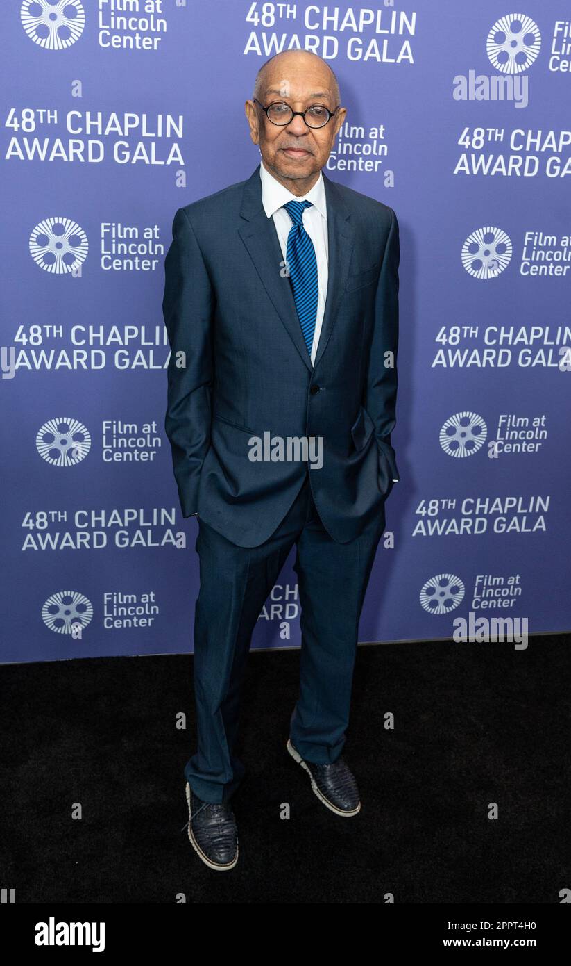 New York, USA. 24th Apr, 2023. George Wolfe attends the 48th Chaplin ...