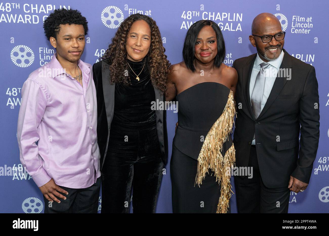 New York, USA. 24th Apr, 2023. Cassius Bythewood, Gina Prince-Bythewood ...