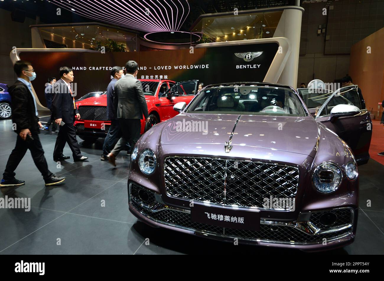 SHANGHAI, CHINA - APRIL 21, 2023 - A new car is displayed at the ...