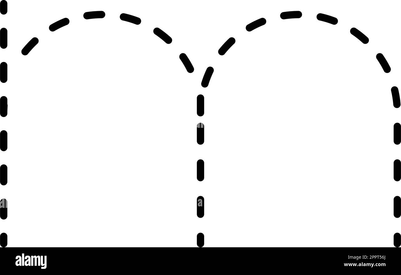 Tracing Alphabet Lowercase Small Letter M Prewriting Dotted Line