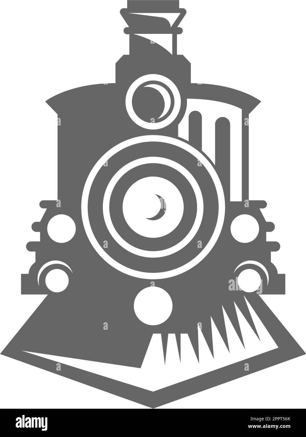 Locomotive logo icon design illustration Stock Vector Image & Art - Alamy